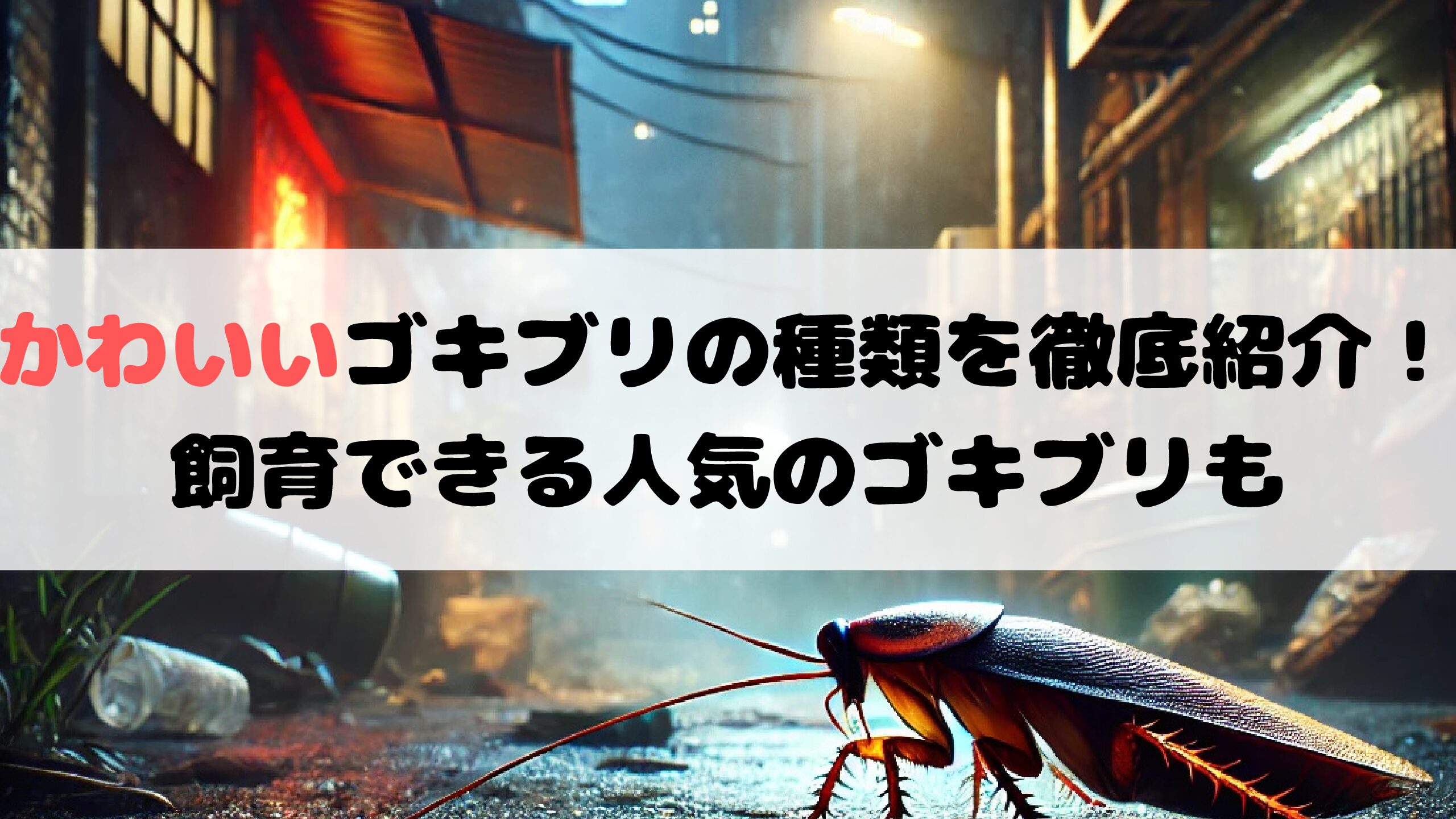 かわいいゴキブリの種類を徹底紹介！飼育できる人気のゴキブリも | ゴキブリゼロラボ